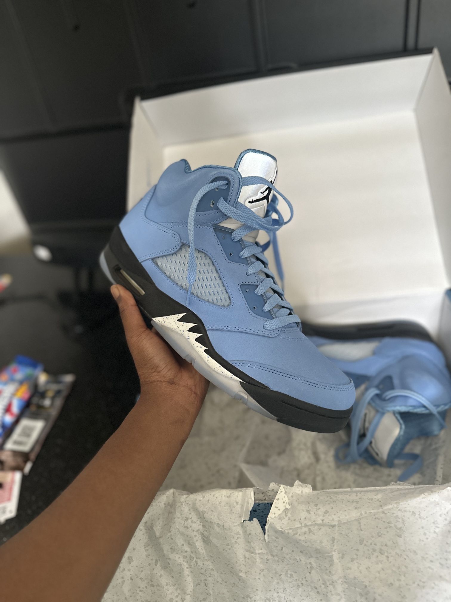 Jordan 5 Retro UNC University Blue Men for Sale in Jacksonville, FL ...