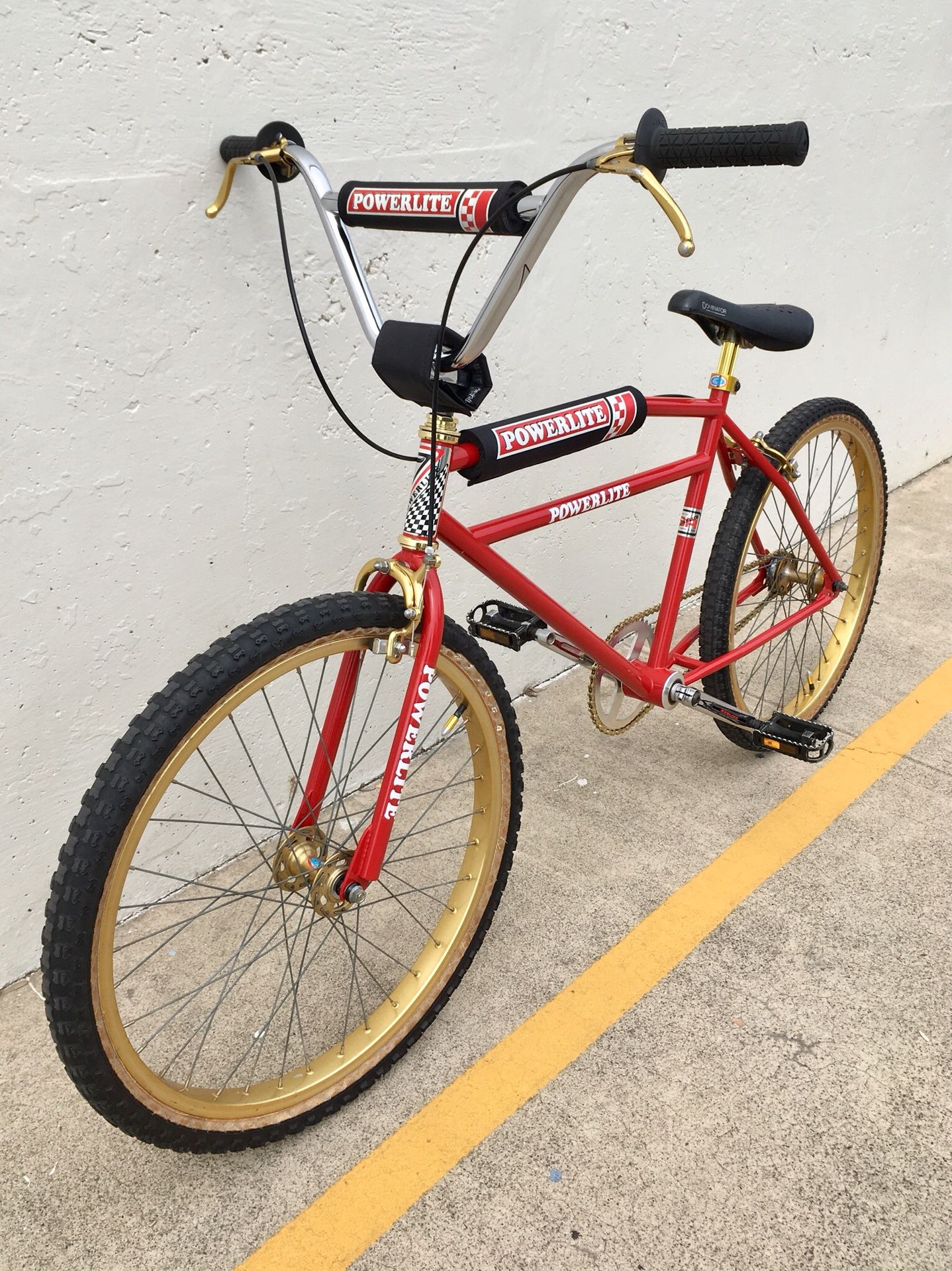 ‘81 POWERLITE 3-BAR 26” BMX CRUISER UKAI TUF NECK REDLINE 401 ACS HUTCH ...