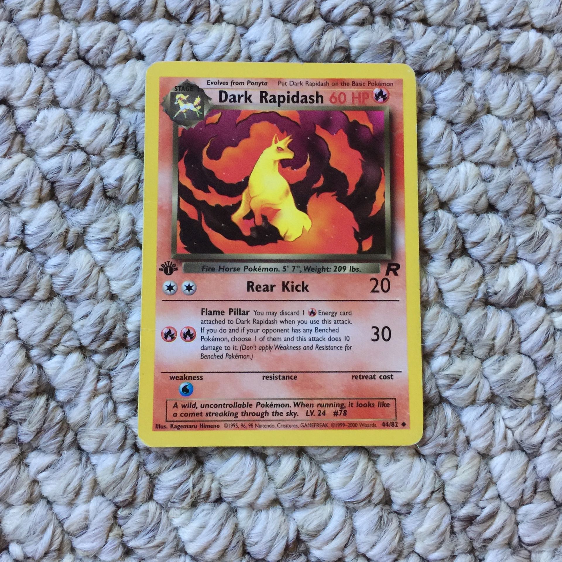 Rapidash Card