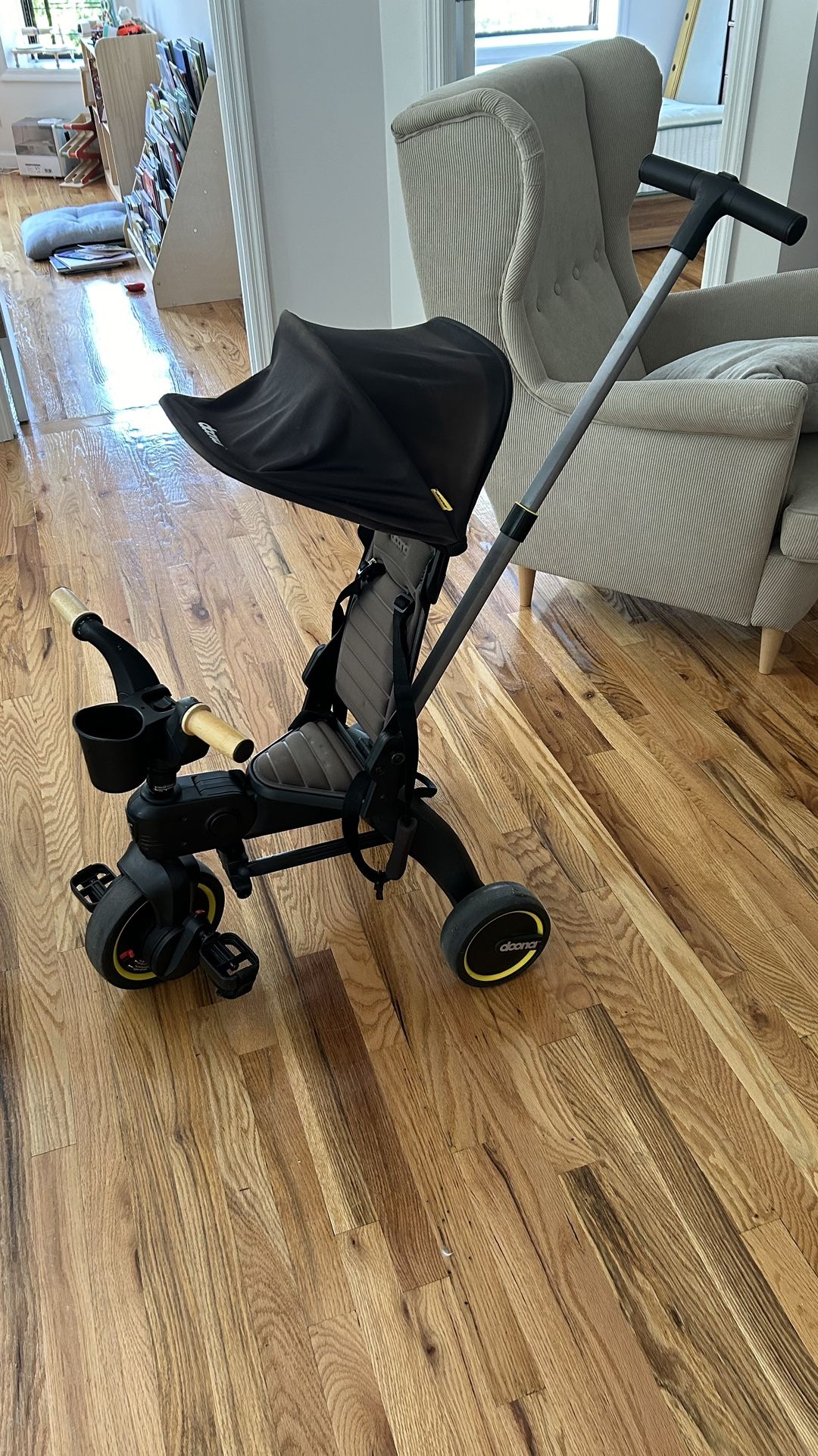 Doona Liki Trike S3, Greyhound - 5-in-1 Compact, Foldable Tricycle ...