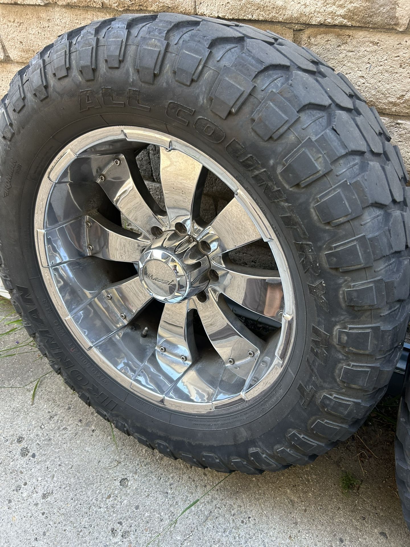 Mazzi Hulks 22”x12” With 37”x13.5” 22LT Rims/Tires 8 Lug for Sale in ...