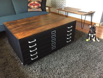 Flat File Coffee Table