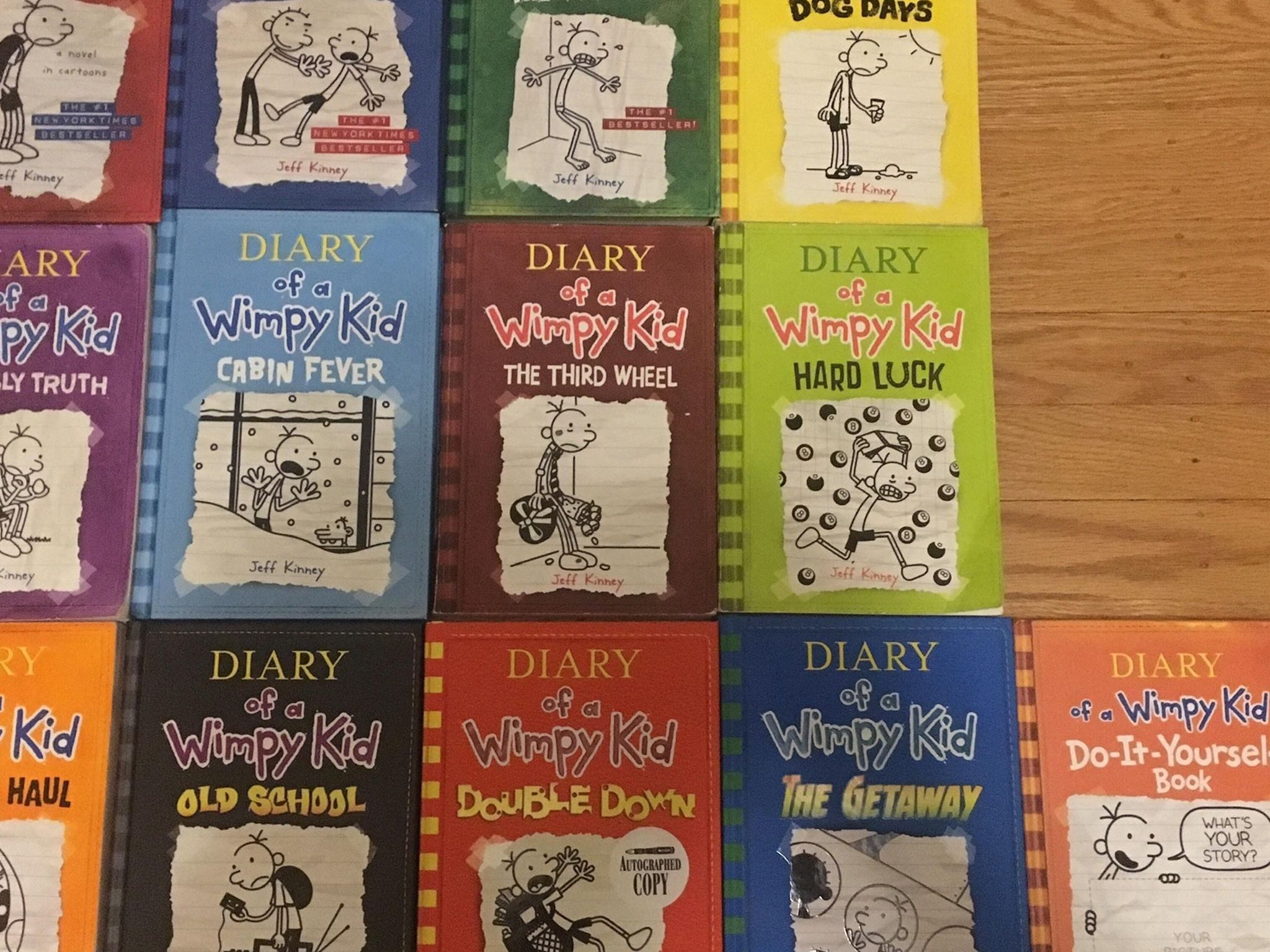 all diary of a wimpy kid books inc rare do it yourself book for Sale in ...