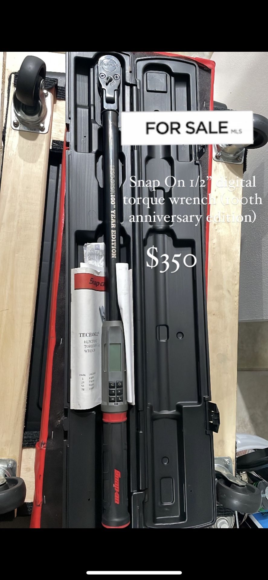 Snap on 100th anniversary torque wrench store