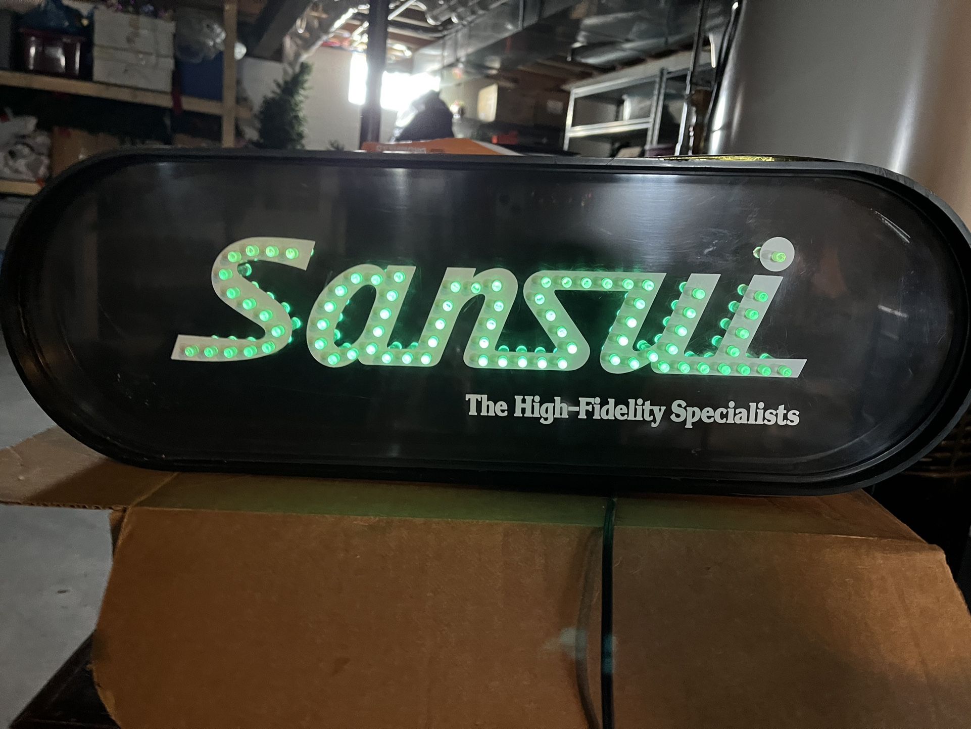 Vintage Sansui Stereo Sign for Sale in Canfield, OH - OfferUp