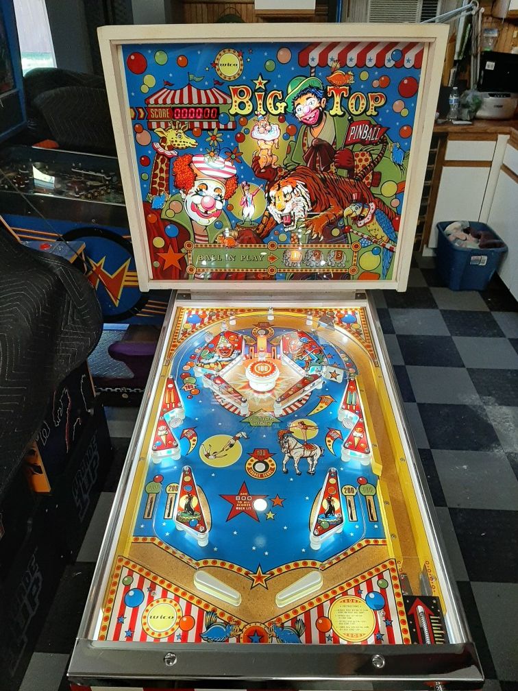 Wico Big Top pinball machine for Sale in Lakewood Township, NJ - OfferUp