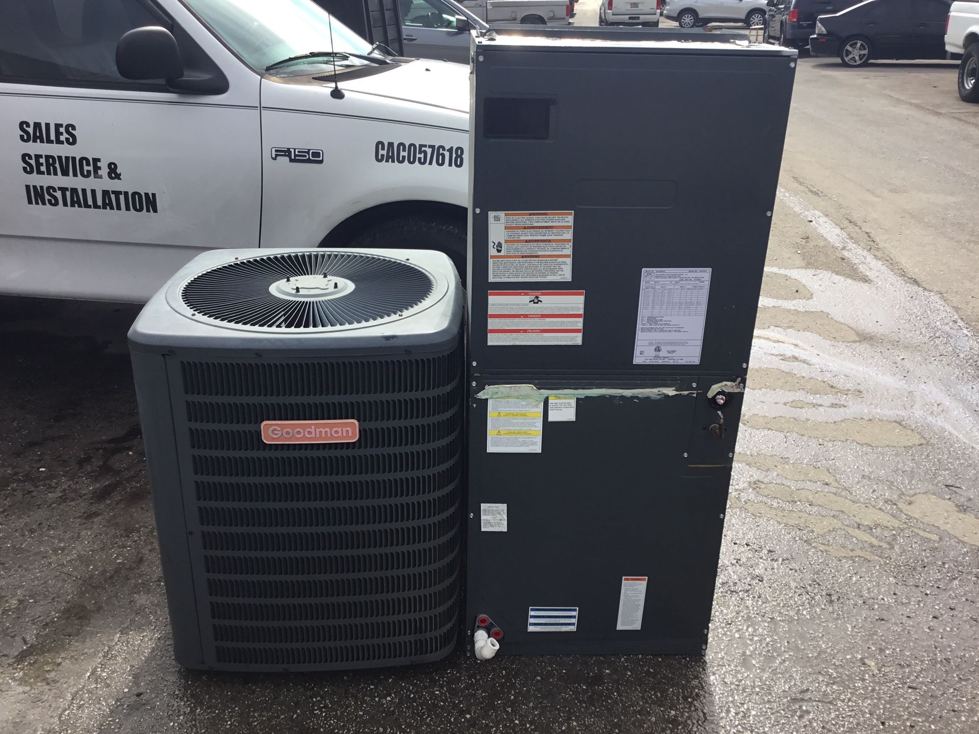 3 Ton Goodman split system s/c w/Heat 410A for Sale in Pinellas Park ...