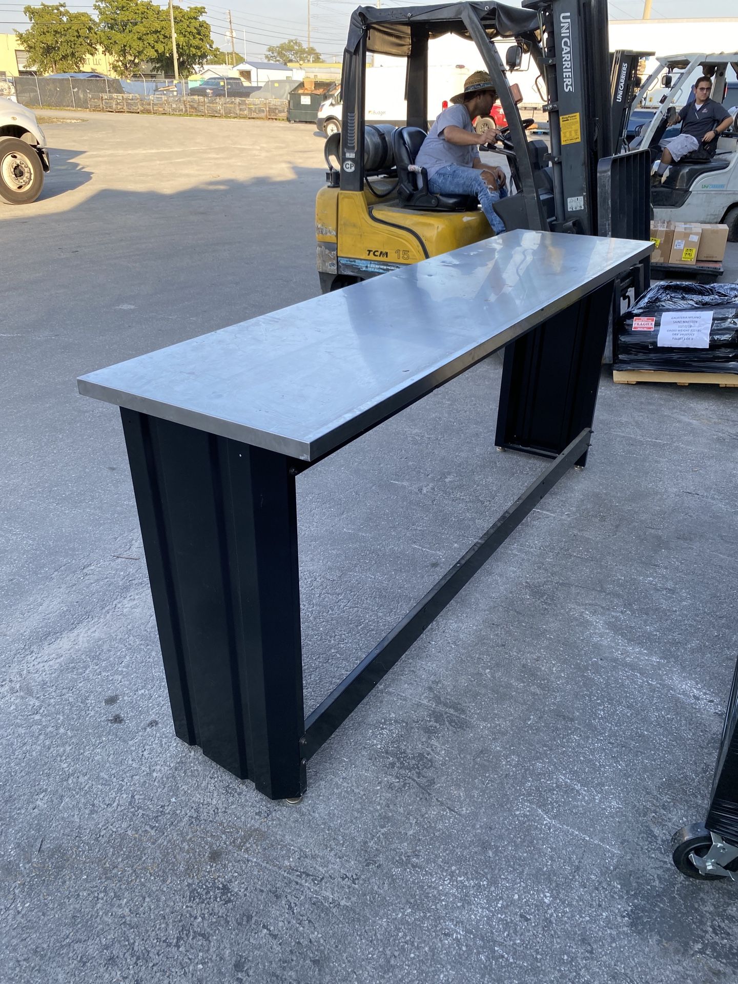 Stainless Steel 96” Work Bench for Sale in Pompano Beach, FL - OfferUp