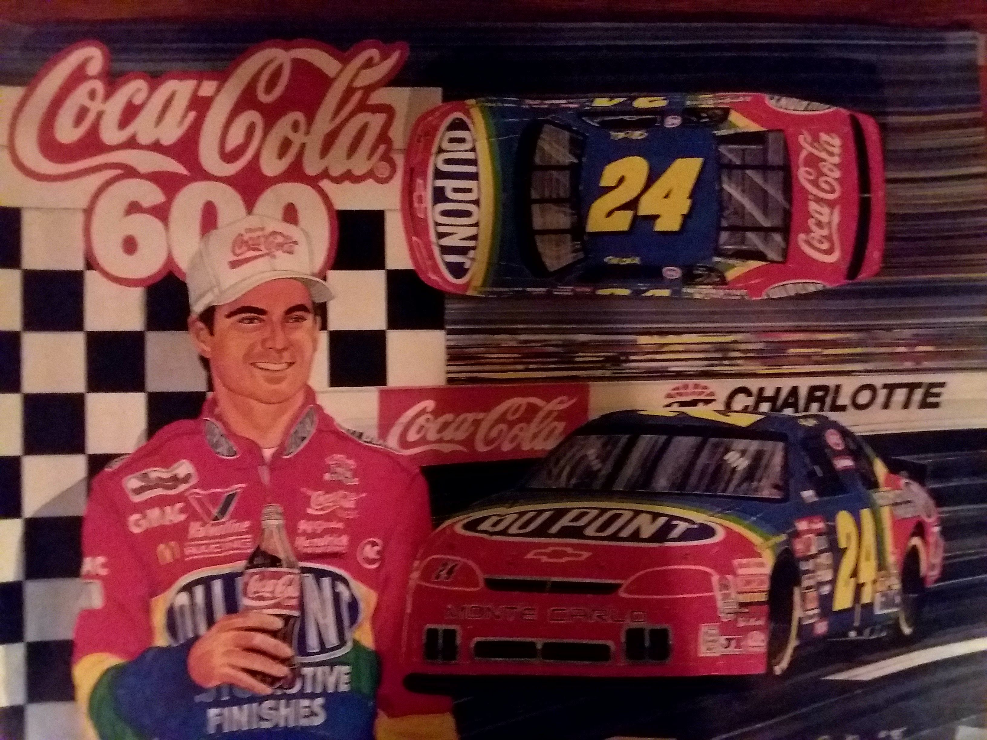 Jeff Gordon Car Side View