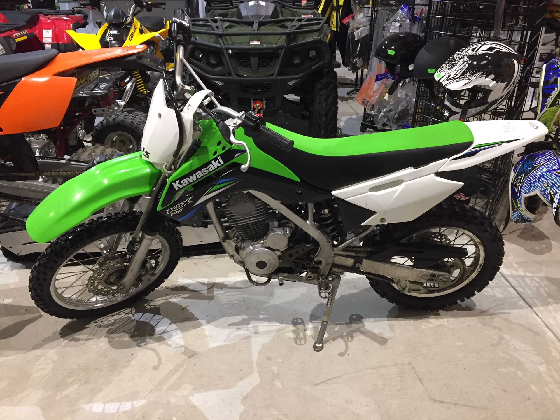 2014 Kawasaki 140L electric start dirt bike will trade for Sale in ...