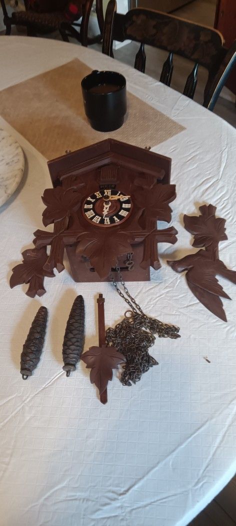 Vintage Heco German Made Cuckoo Clock Needs Repair Sold As Is for Sale ...