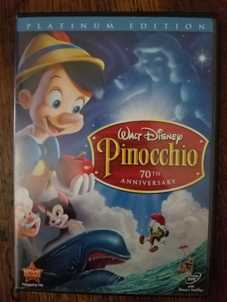 Pinocchio 70th Anniversary Edition Dvd