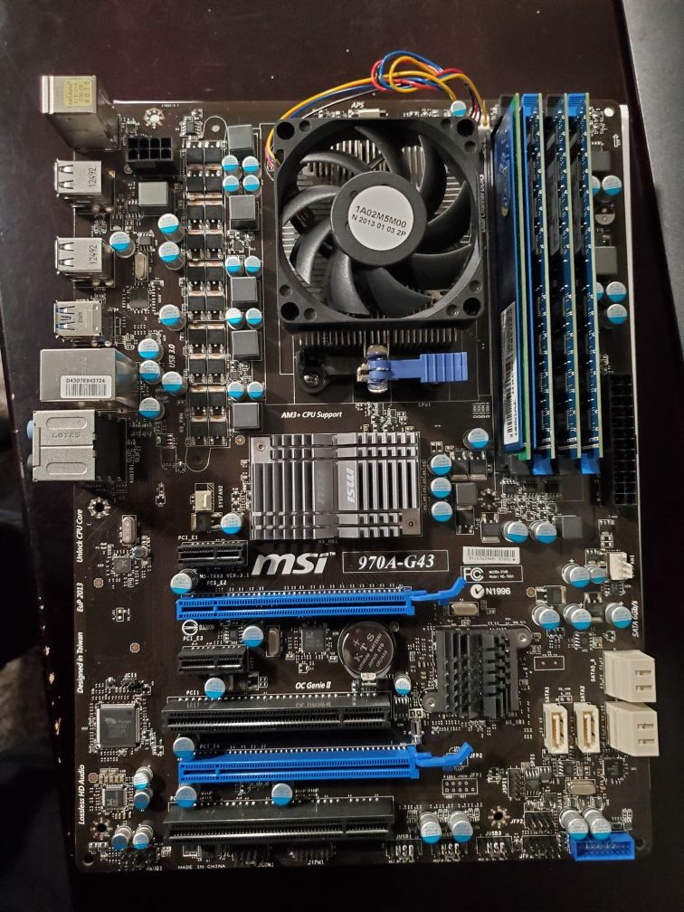 MSI AM3+ Motherboard 10GB DDR RAM for Sale in Kent, WA - OfferUp