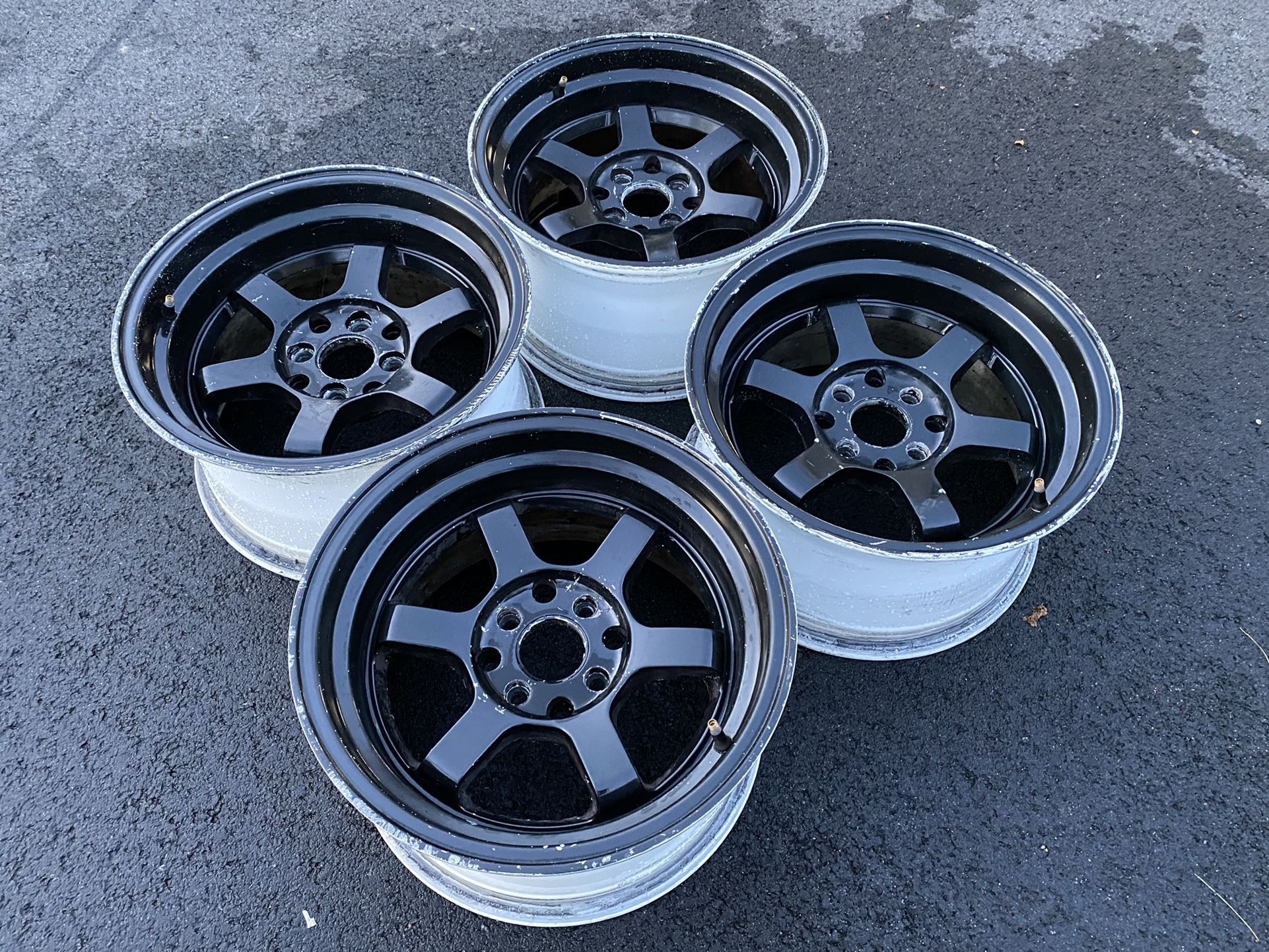 MST Time Attack Alloy Wheels 15x8 Black for Sale in Groton, MA - OfferUp