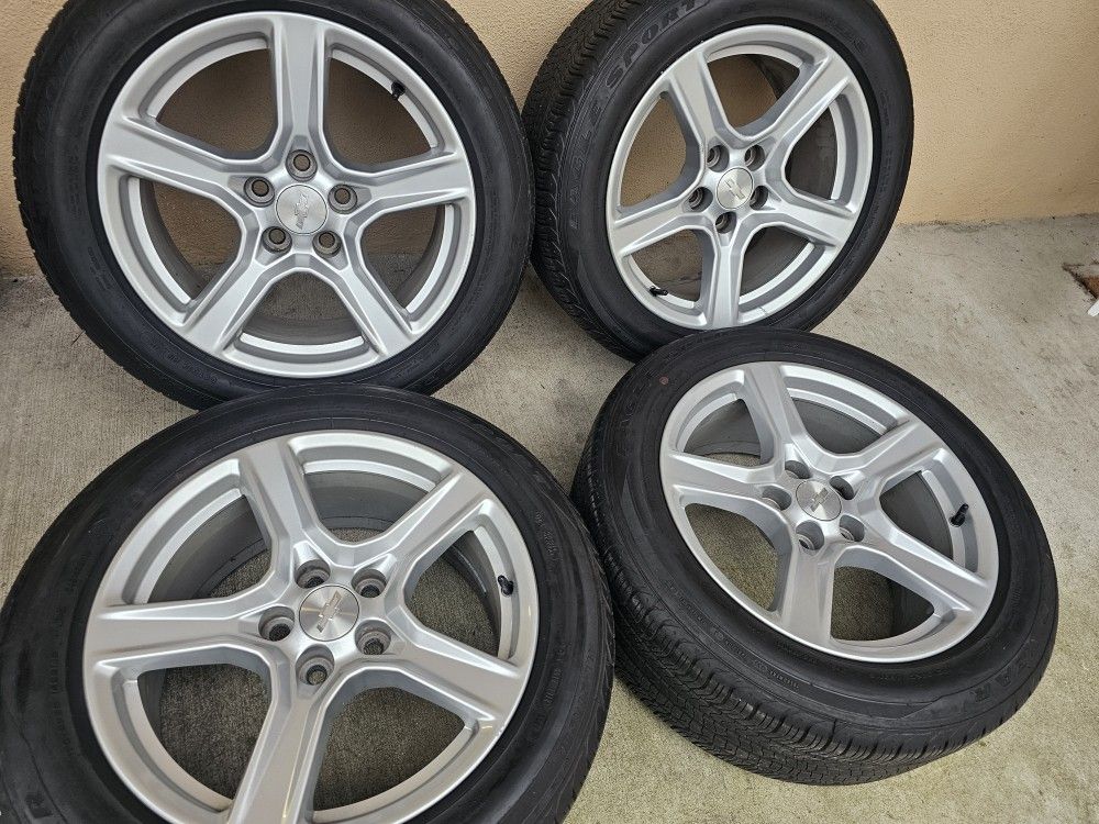 CHEVROLET CAMARO 18"INCH WHEELS WITH GOODYEAR EAGLE SPORT A/S TIRES 245 ...