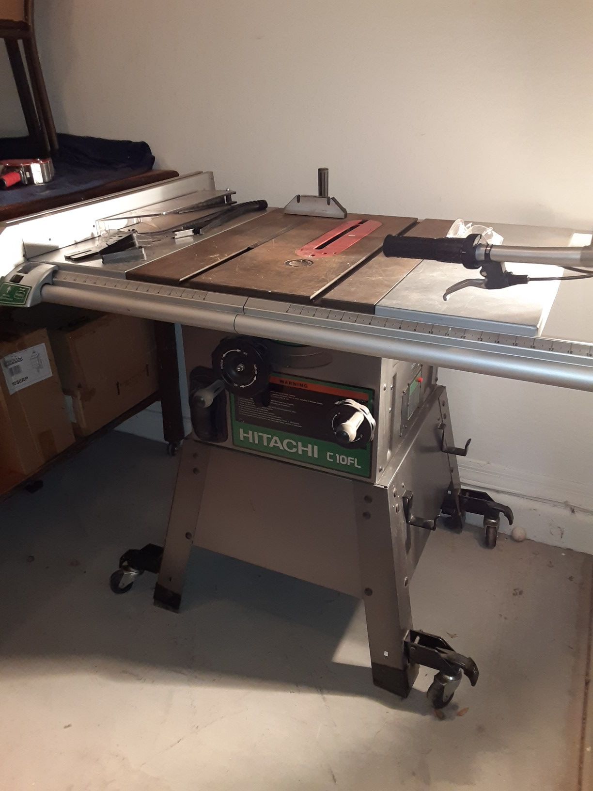 Hitachi table saw C 10FL Saw barely used for Sale in Buckeye, AZ - OfferUp