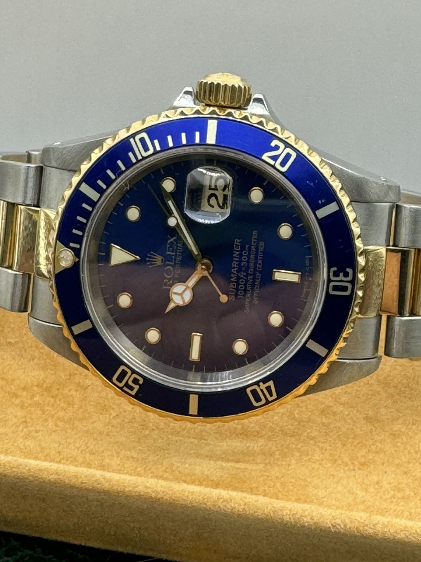 Rolex Submariner Blue 16613 Box Tag & Booklets, Serviced & Warranty ...