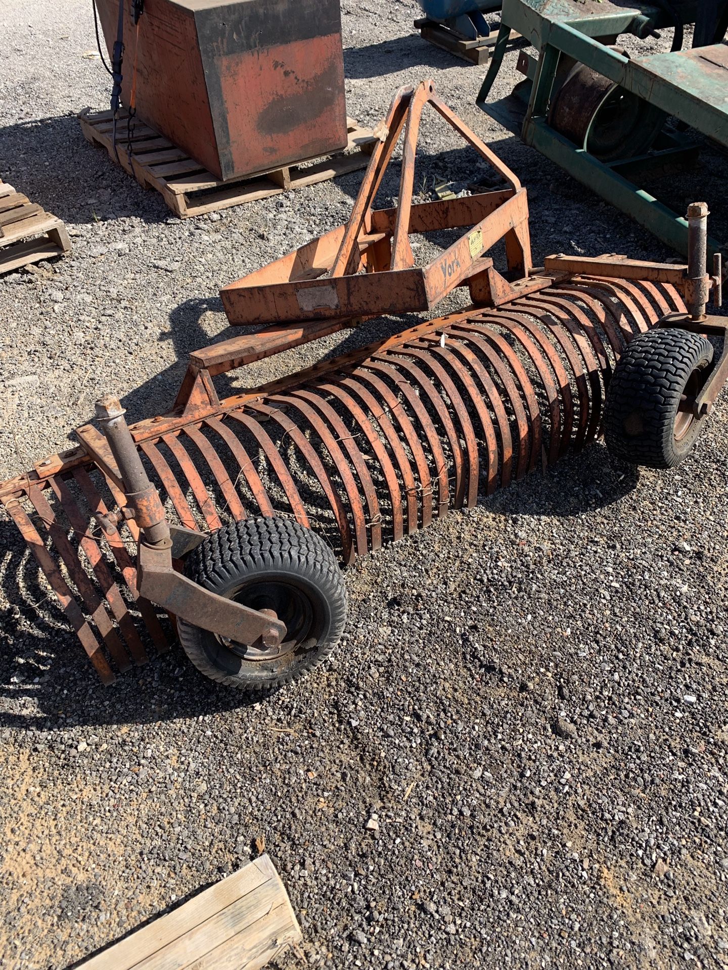 York Landscape rake adjustable 3 point hitch for Sale in Colleyville ...