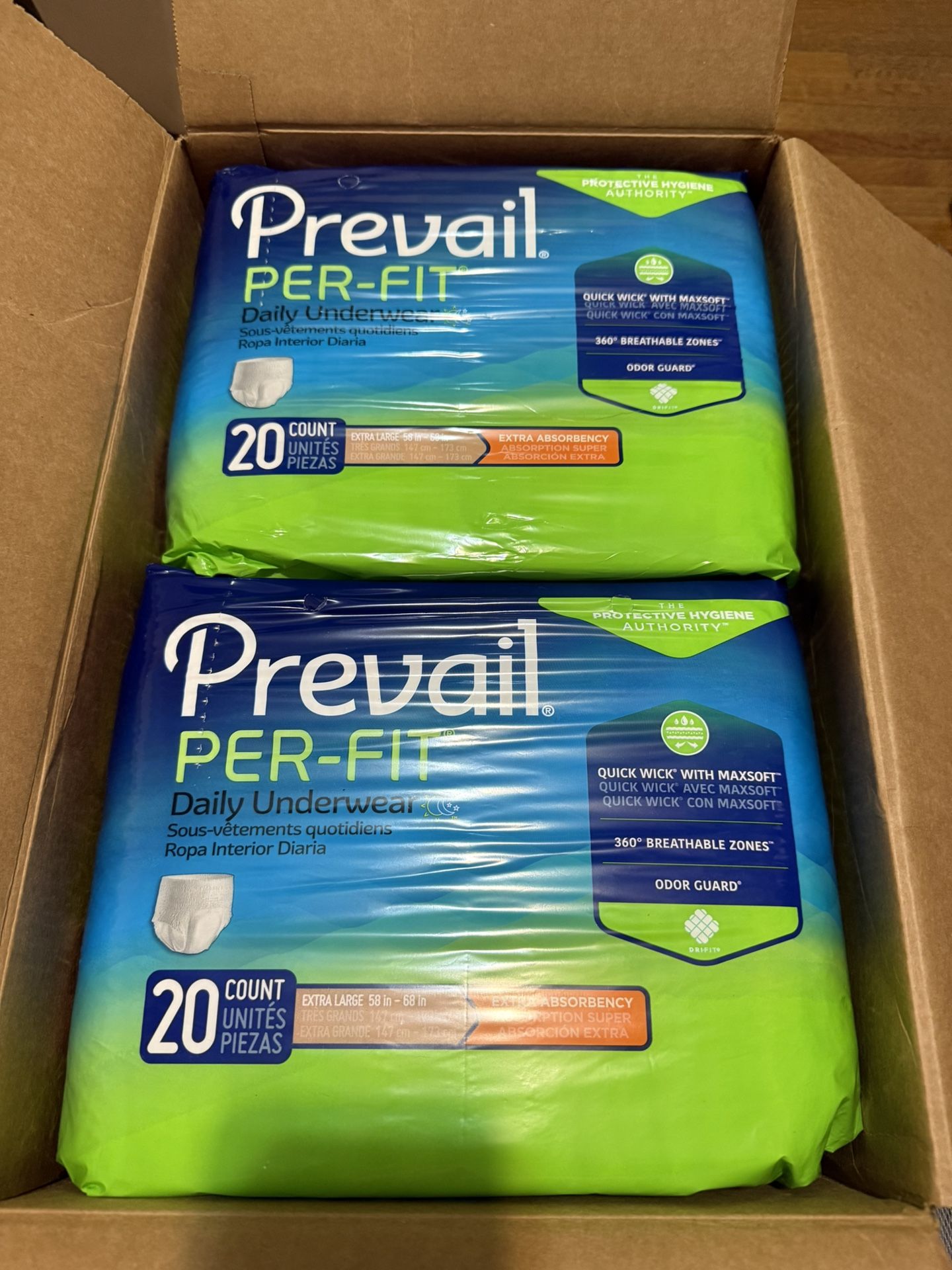 Prevail Pull Up Adult Underwear Size Extra Large (XL) for Sale in South ...
