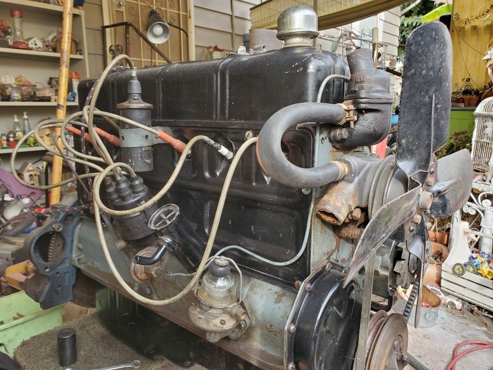 Running 1950 chevy 3100 truck 216 and 4 speed manual for Sale in Orange ...