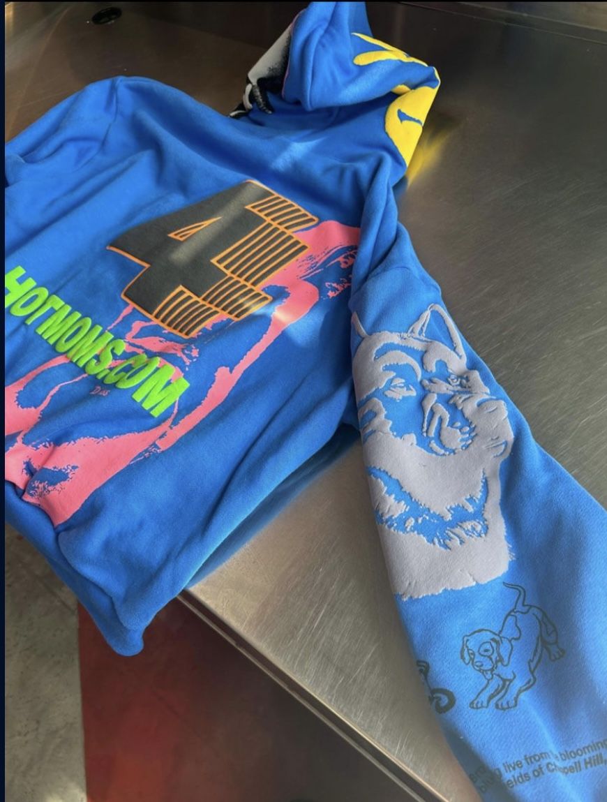 Drake FATD Blue Hoodie Size M Blue For All The Dogs Big As The What ...