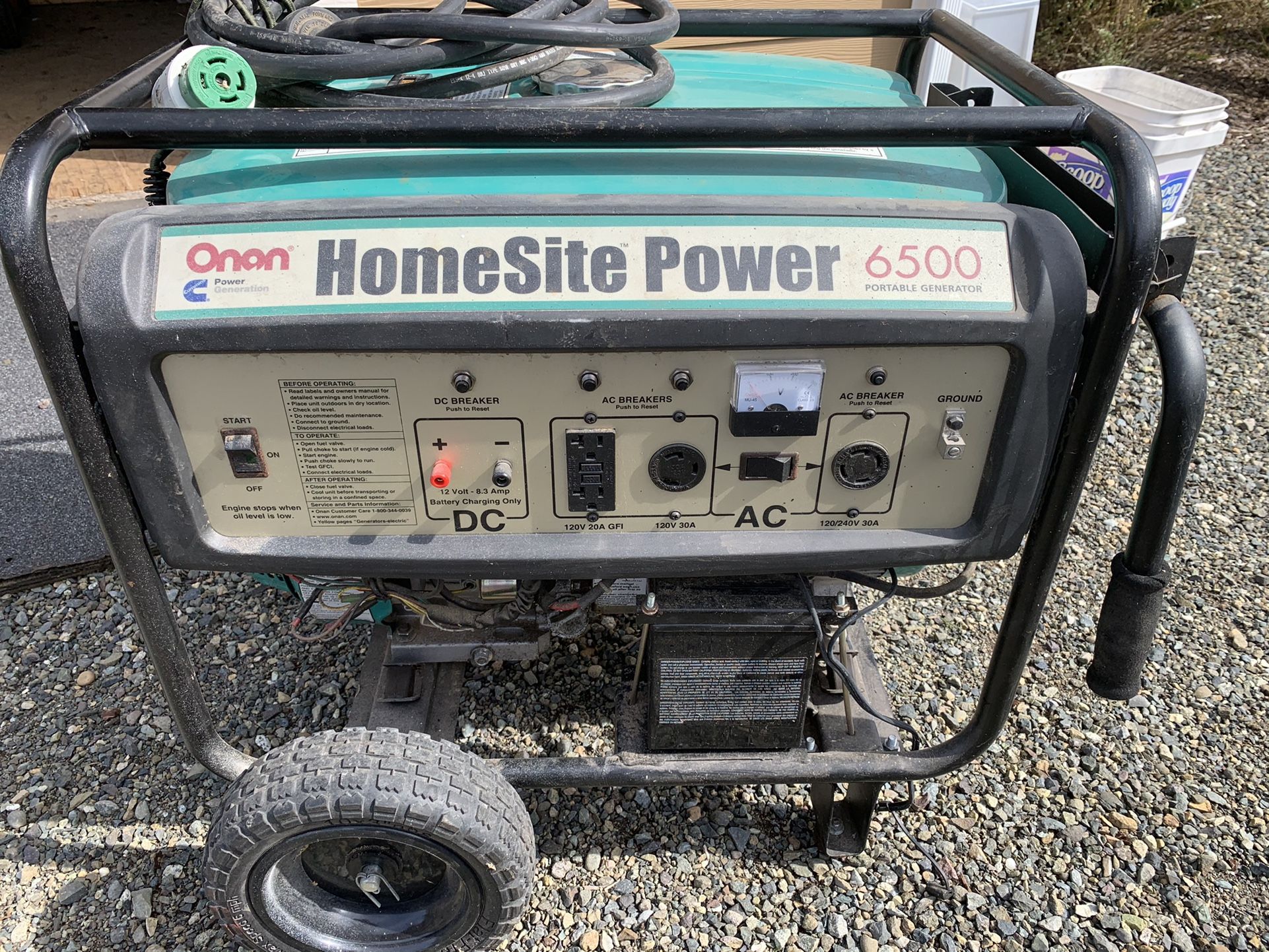 Onan Homesite Power 6500 Generator for Sale in Lacey, WA - OfferUp