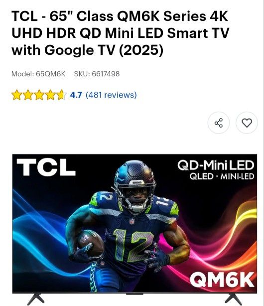 QD Mini LED - QM6K 2025 for Sale in Las Vegas, NV - OfferUp