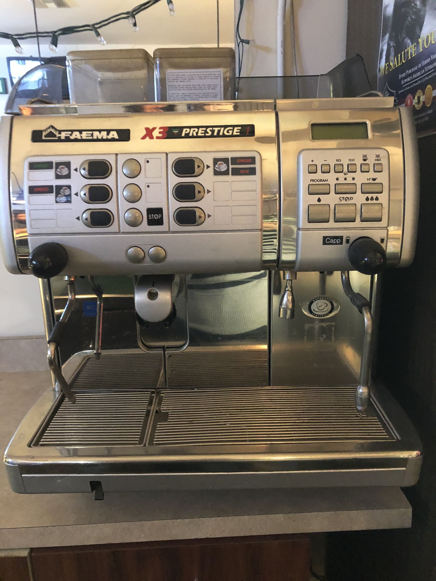 Faema X3 Prestige 1 Espresso Machine for Sale in Ontario, CA - OfferUp