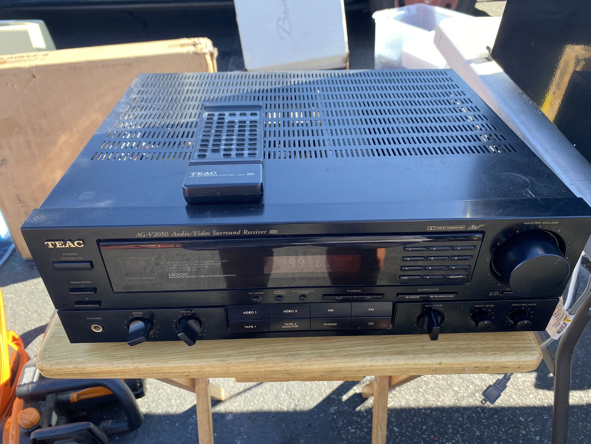 Receiver Home Stereo Receiver TEAC Receiver With Remote Control Home ...