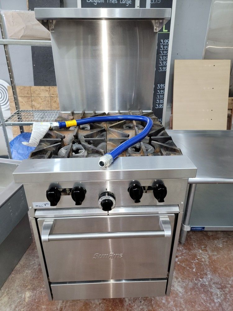 Cafe Closing - Sunfire 4 Burner Commercial Range for Sale in El Cajon ...