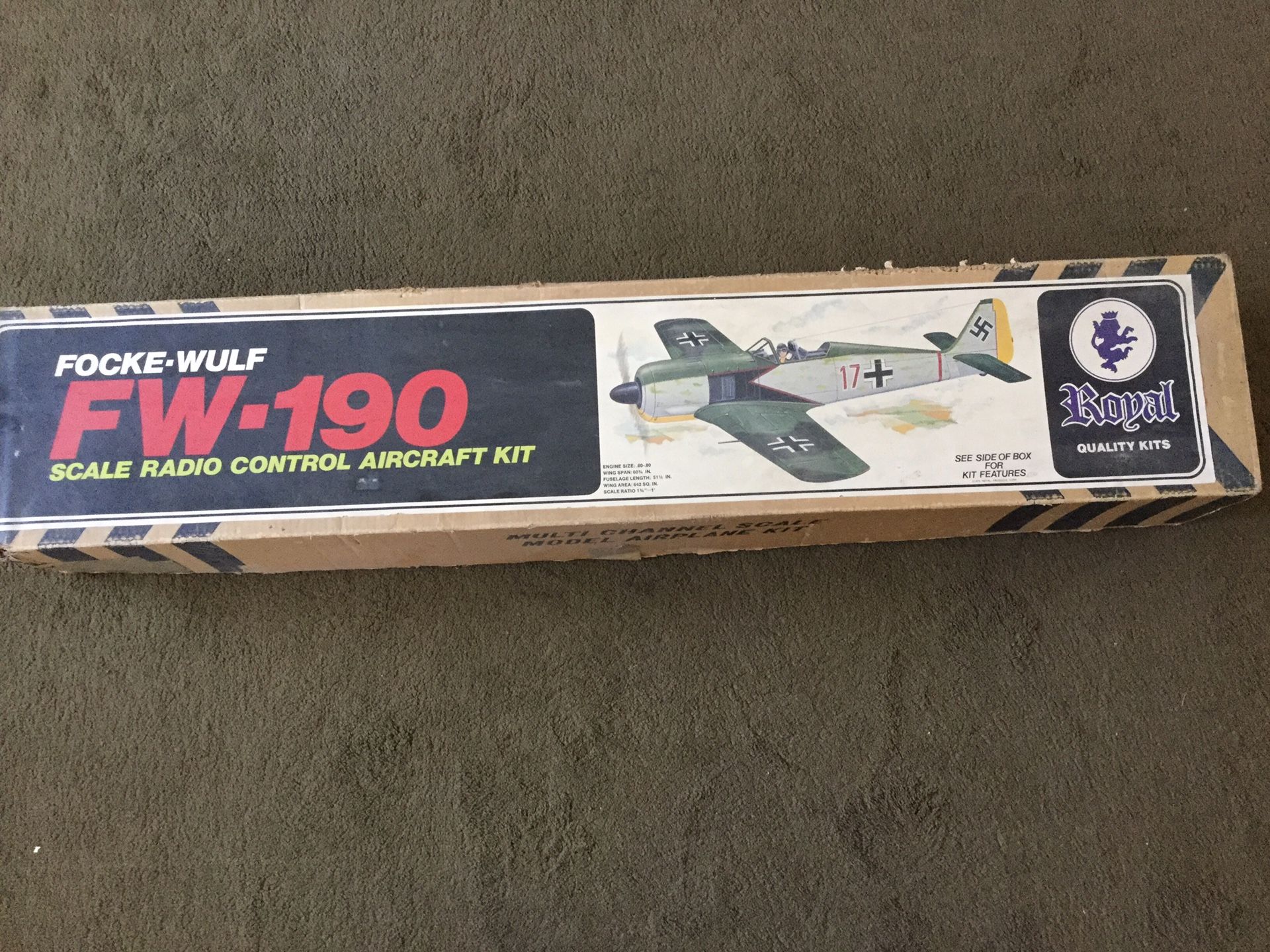 Royal Models Focke Wulf -190 Airplane Kit for Sale in Laguna Hills, CA ...