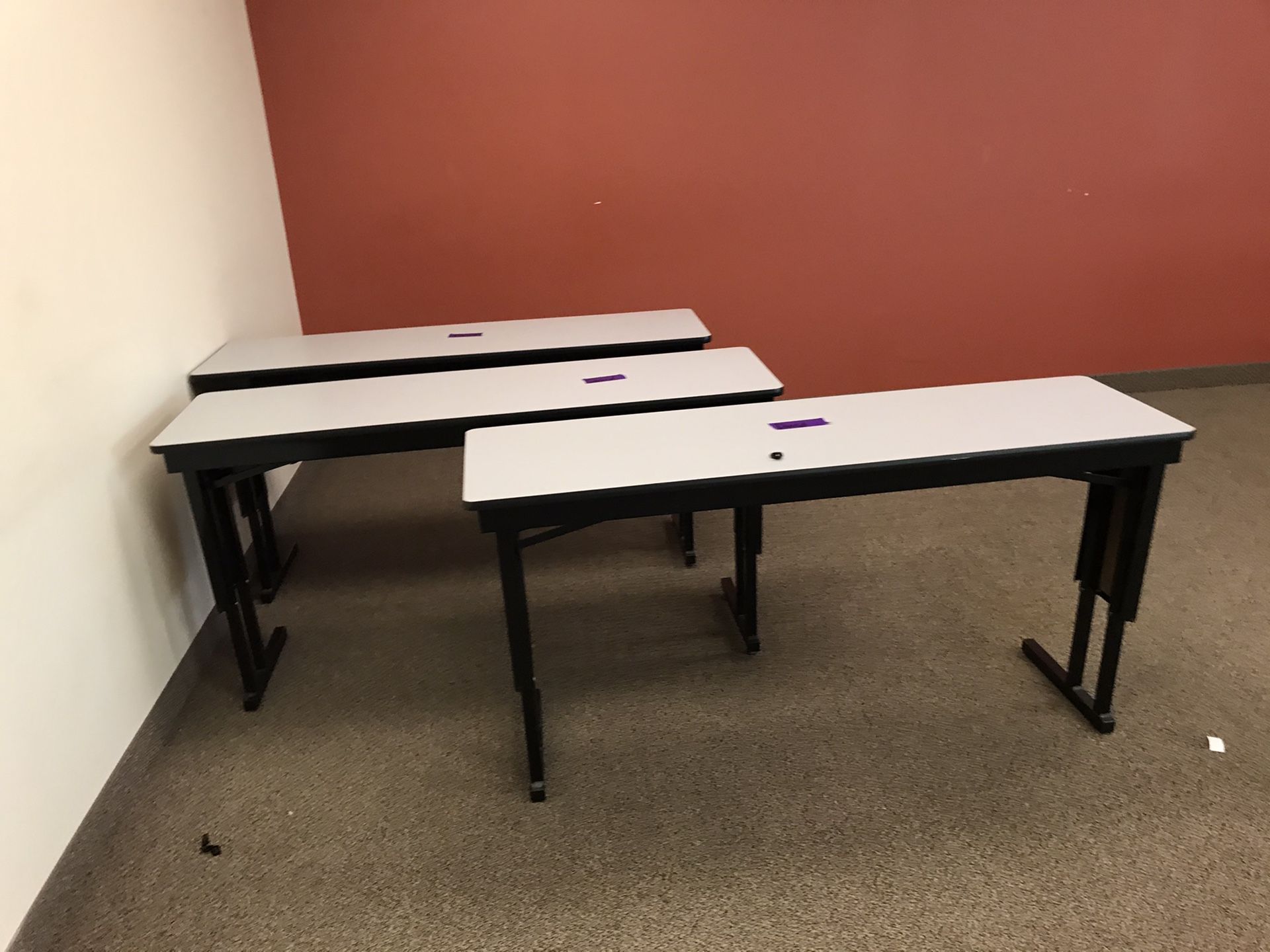 $20 each obo - Folding classroom tables/very sturdy - 20 available for ...