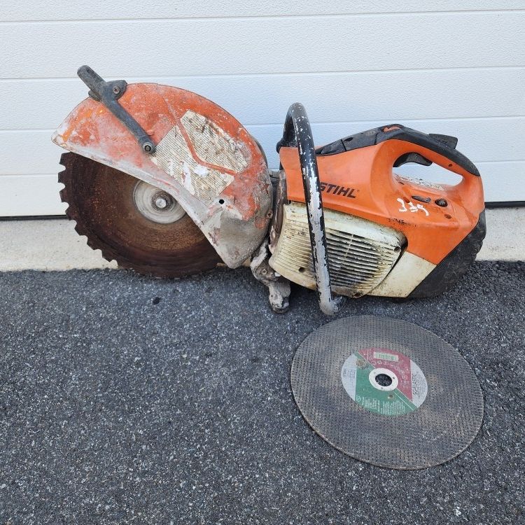 Stihl TS 410 Gas Powered Cutquik Concrete Iron Steel 12 Cut Off Saw for Sale in North Plainfield NJ OfferUp