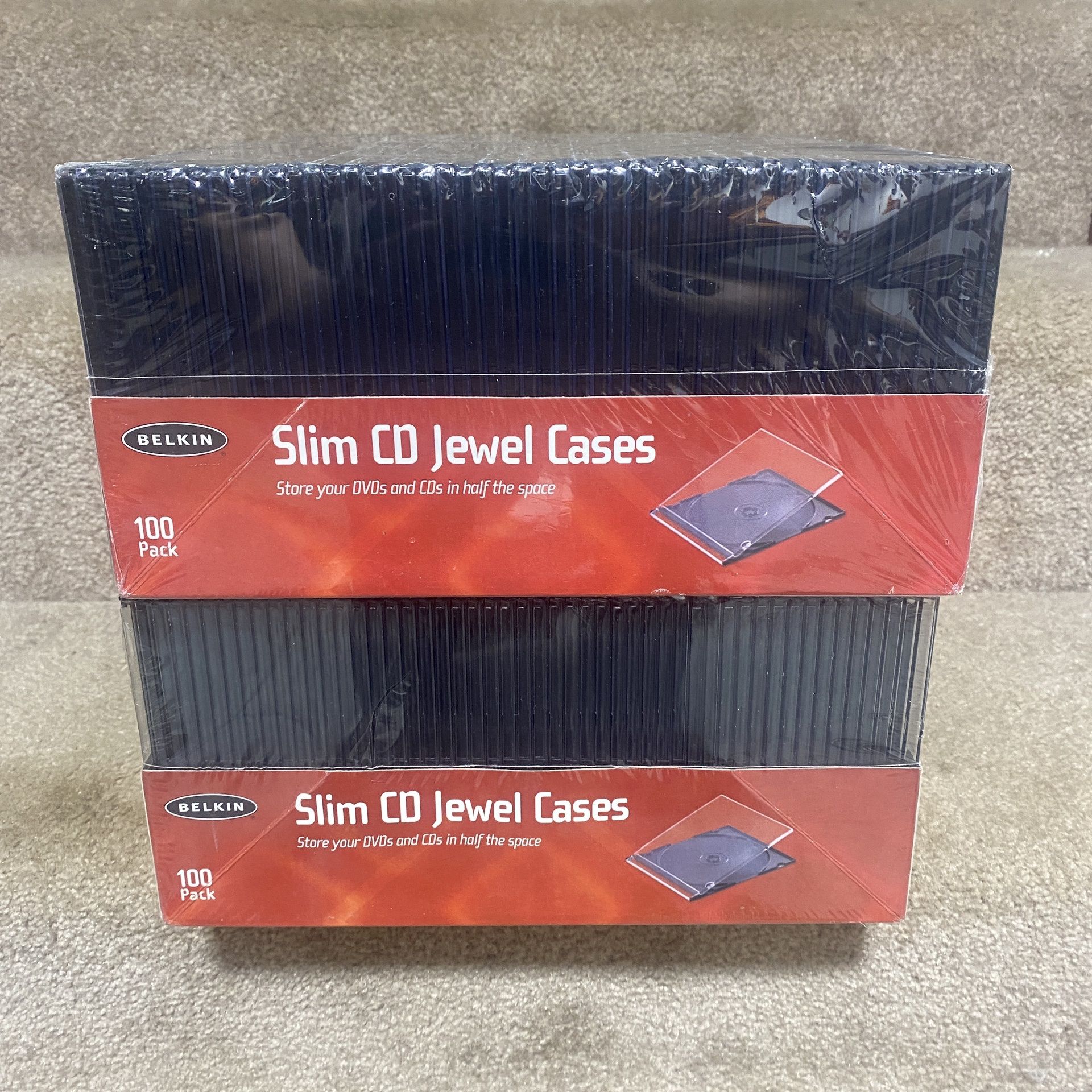 Slim Cd Cases 100 Pack