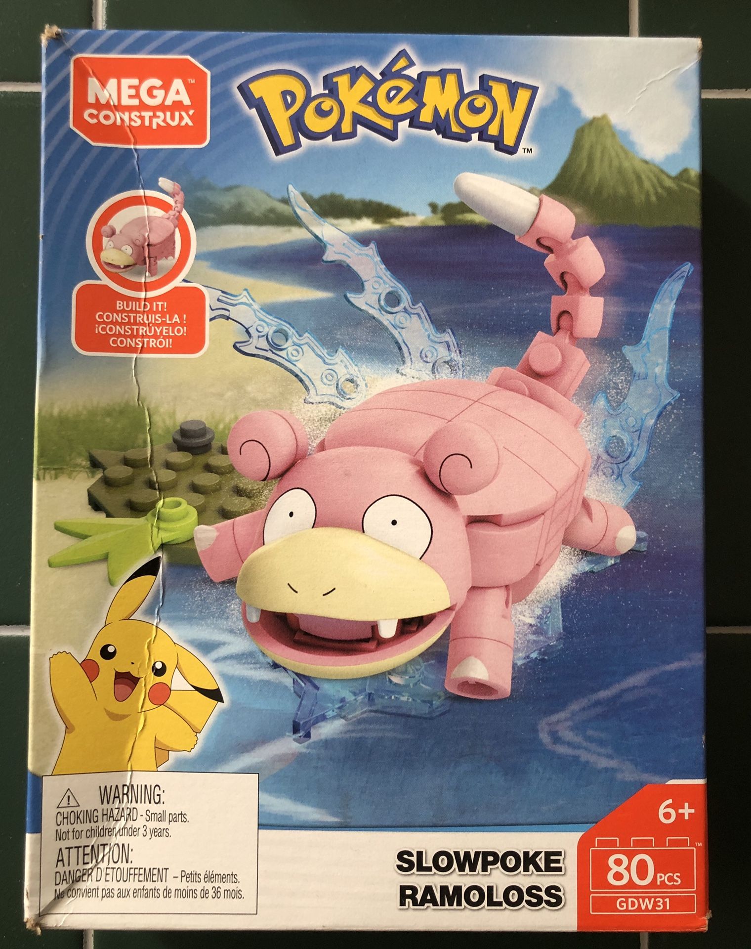$10 Mega Construx Toy, Pokemon, Slowpoke - 80 pieces for Sale in Las ...