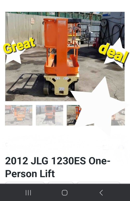 2012 JLG 1230es Lift for Sale in Las Vegas, NV - OfferUp