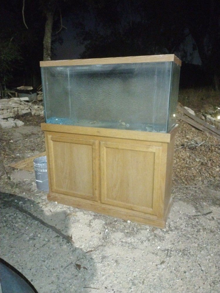 55 gal Fish Tank With Stand/ Gravel And Two Filters! for Sale in Adkins ...