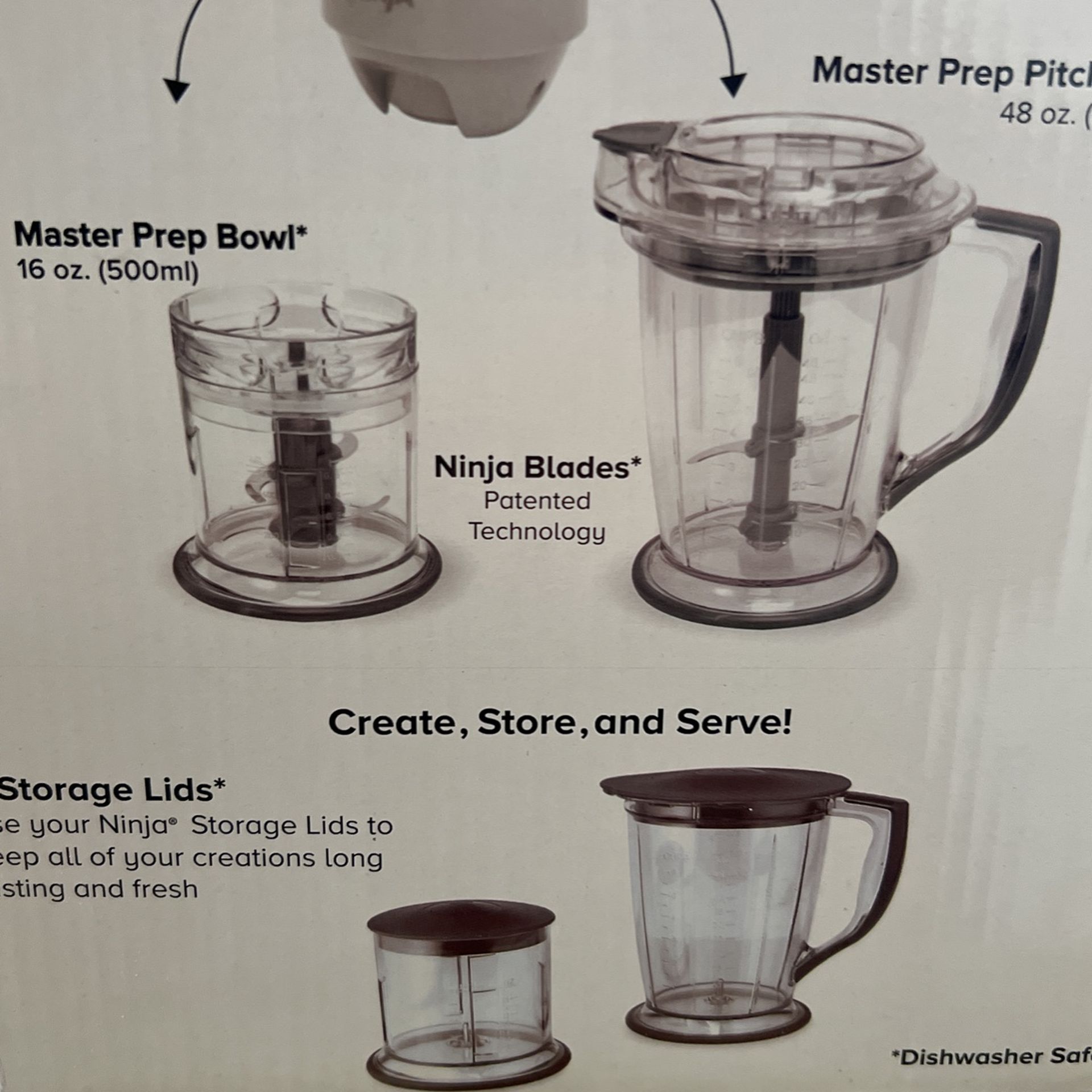 Ninja Master Prep Multi Use Blender And Extras! for Sale in Tacoma, WA ...