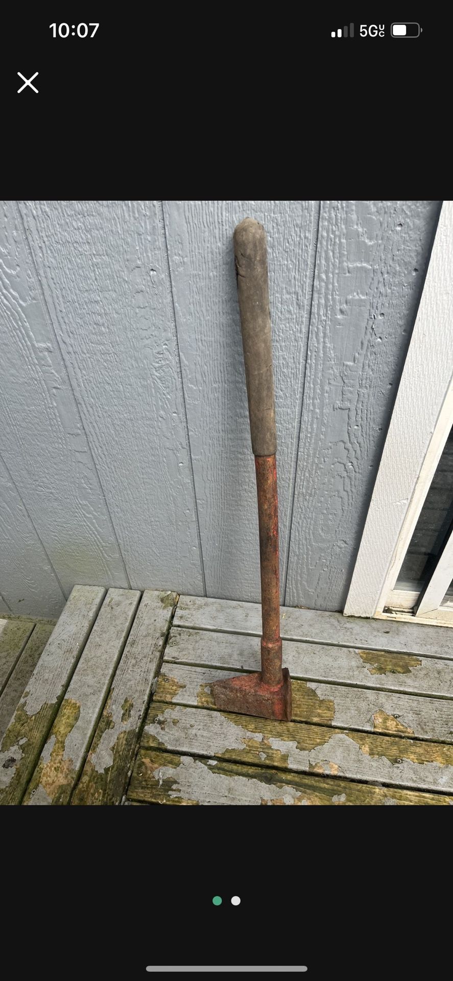 Monster Maul firewood splitter wood axe log tool. Unsure of brand. It ...