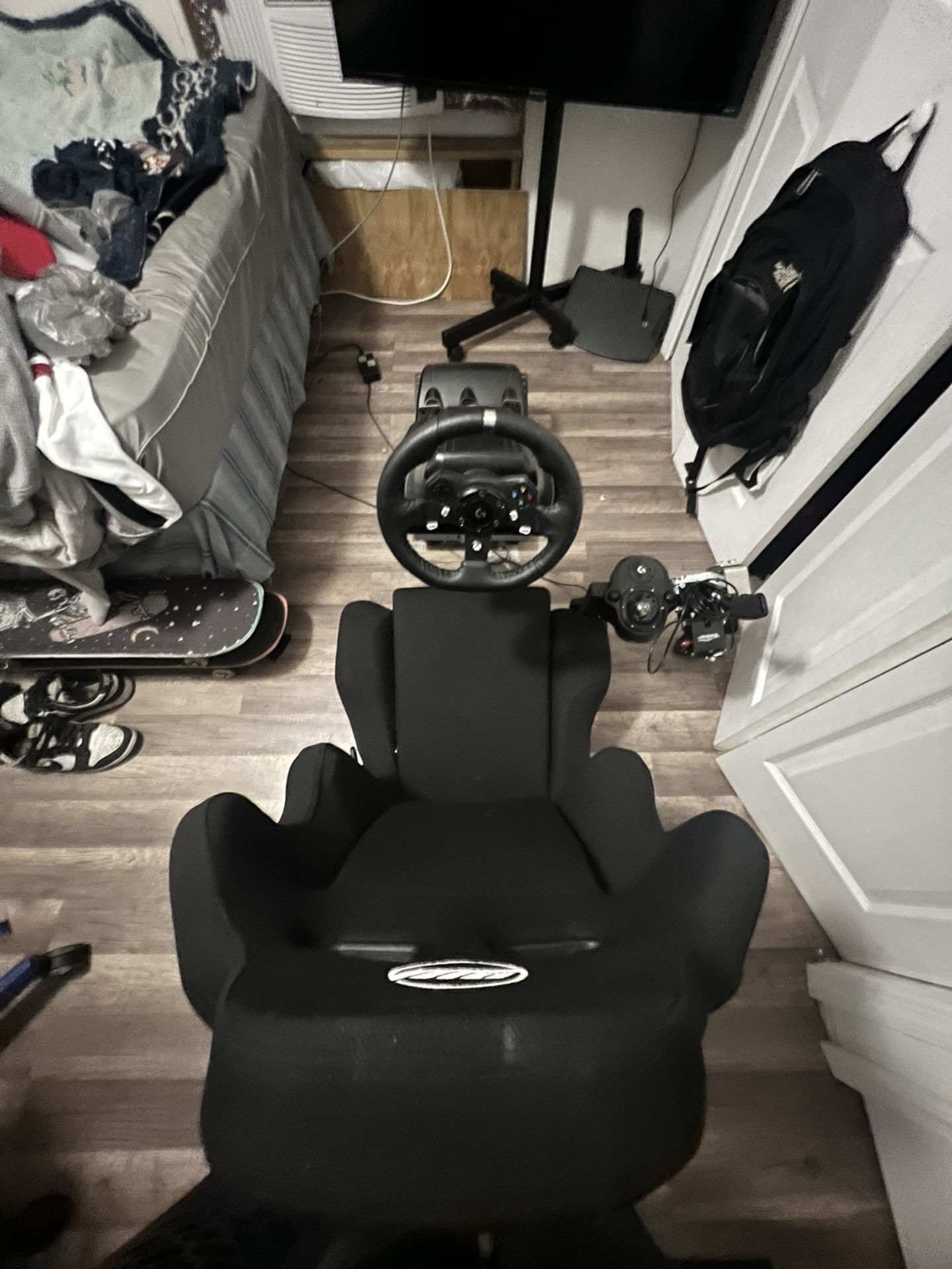 Racing Simulator Logitech G320 Wheel + Pedals Comes With E Break And ...