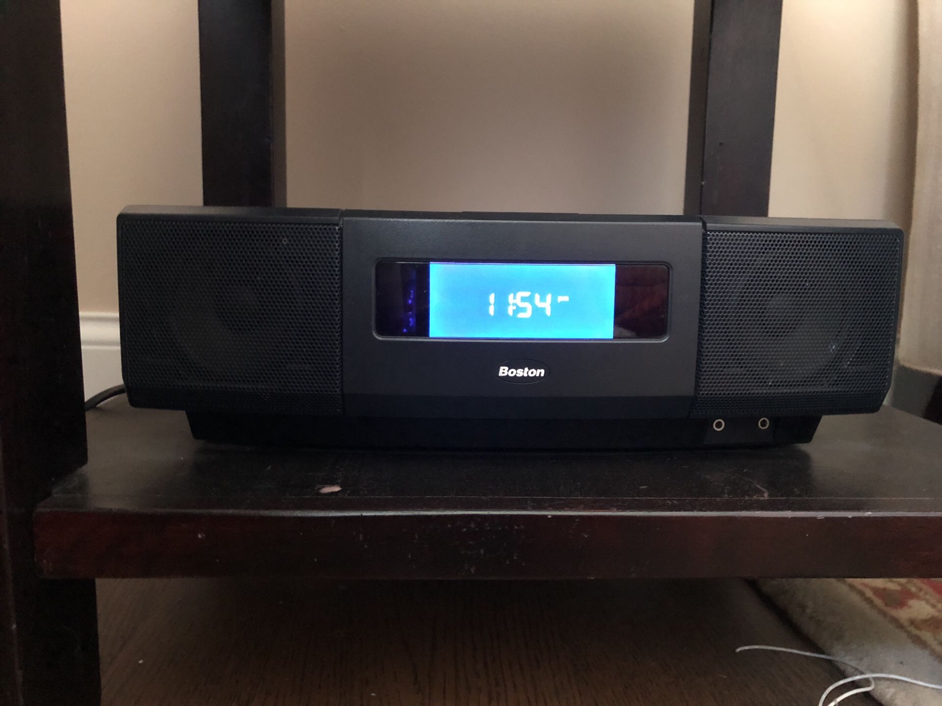 Boston Acoustics MicroSystem CD Clock radio w/ CD player for Sale in ...