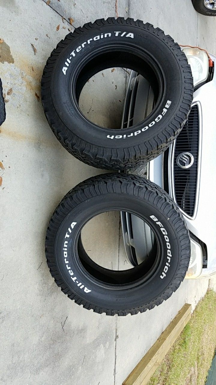 2 BF Goodrich KO tires for Sale in Clermont, FL - OfferUp