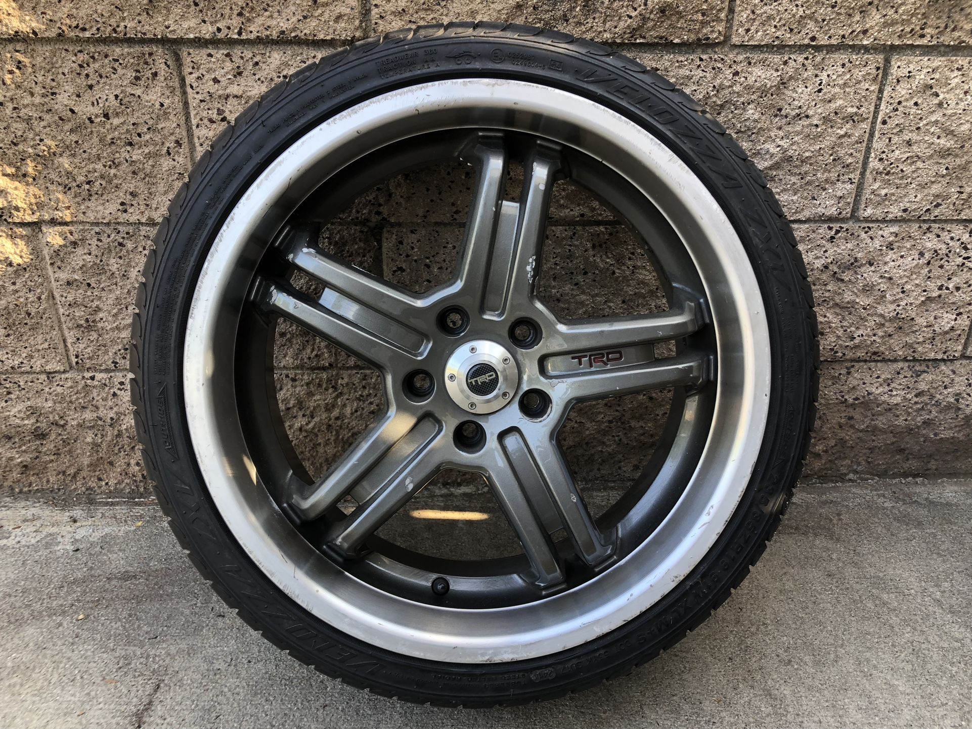 Original TRD Wheel and Tire 19”x 8” Scion XB (MO59 19X8J) for Sale in ...