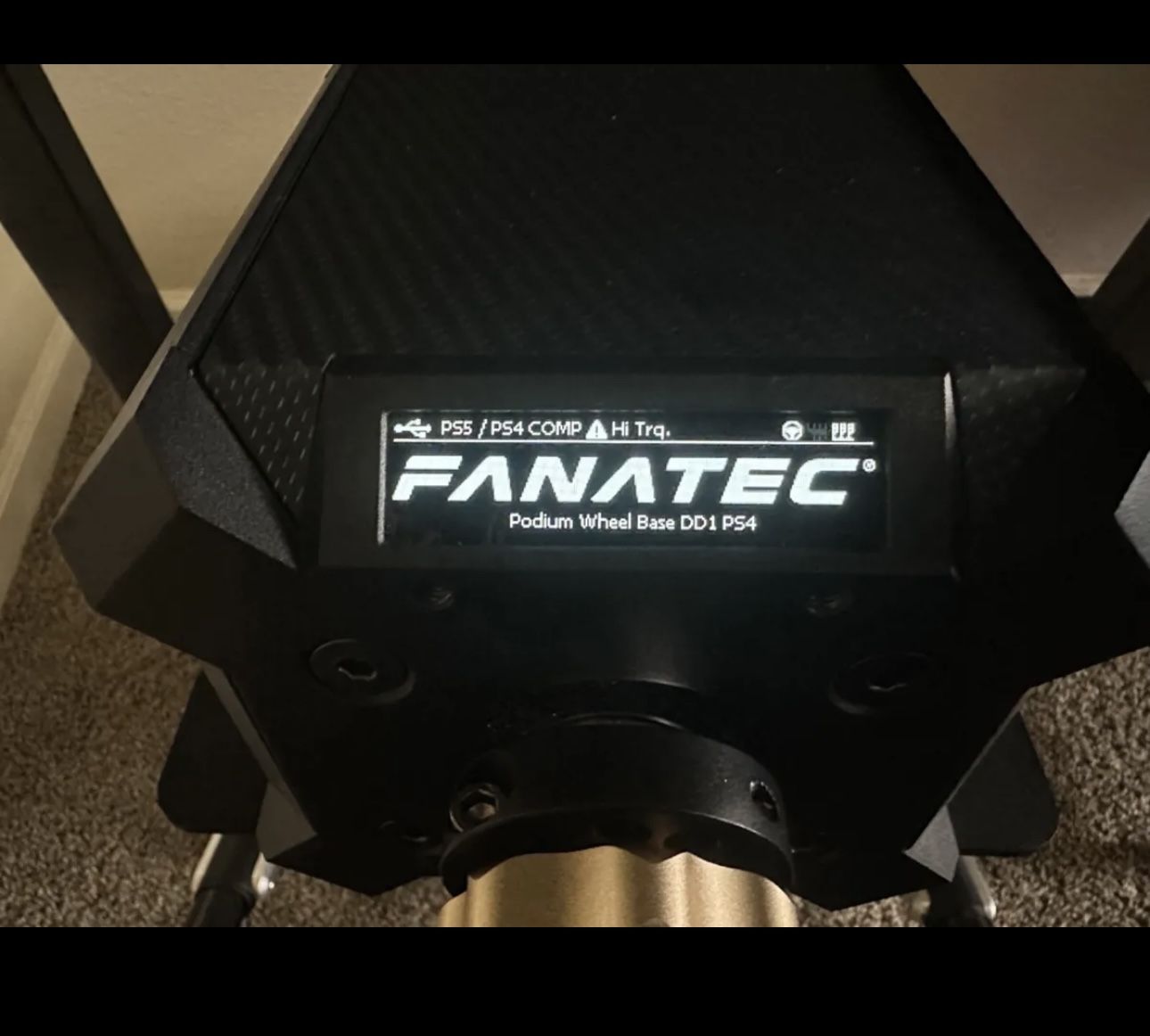 Fanatec Podium Racing Wheel F1 DD1 (BASE AND STEERING WHEEL ONLY ...