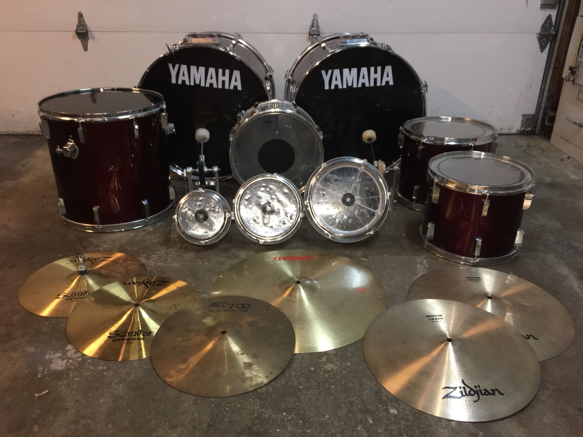 Yamaha Double Bass Drum Set