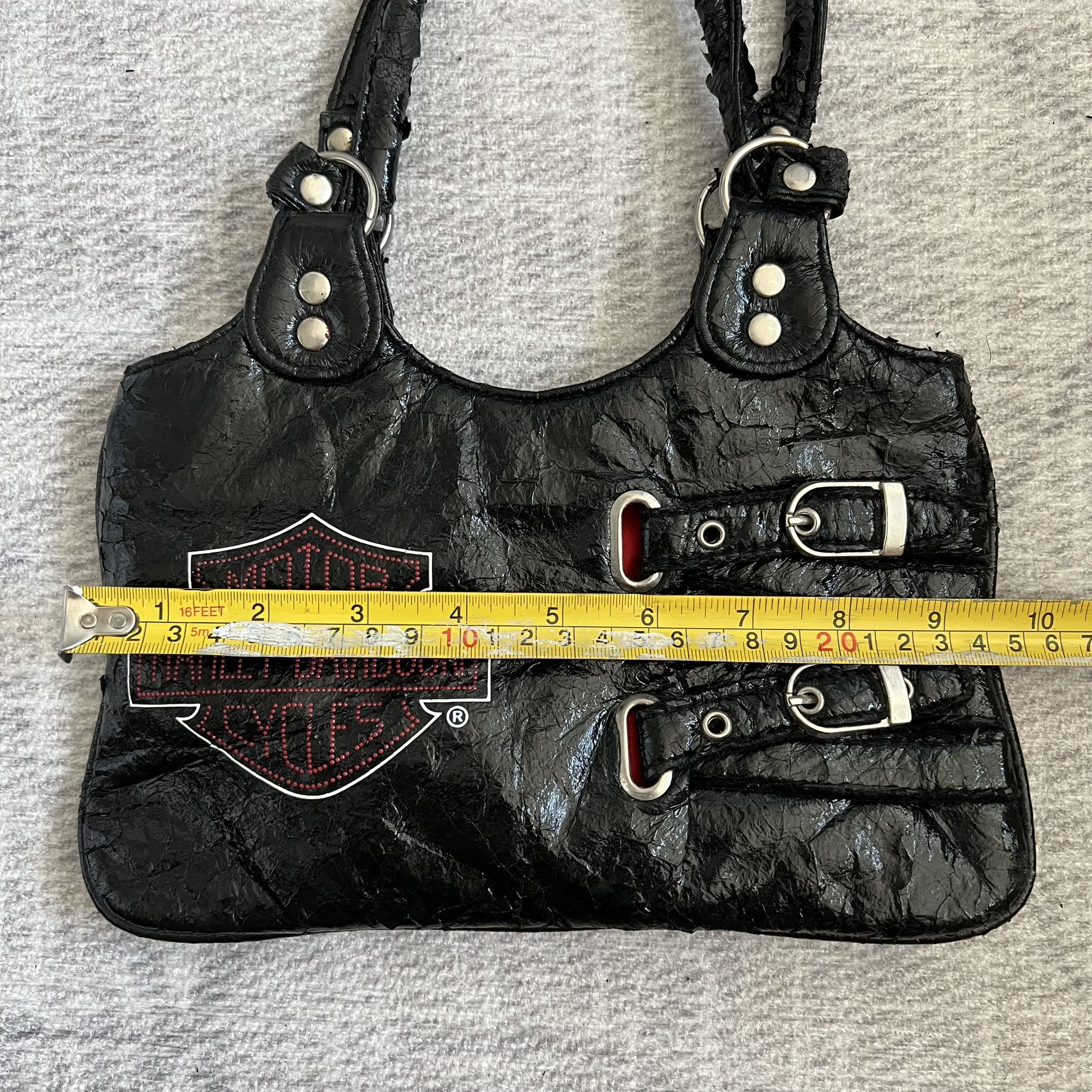 Harley Davidson Motorcycle Women’s Biker Babe Black Hand Bag Purse for ...