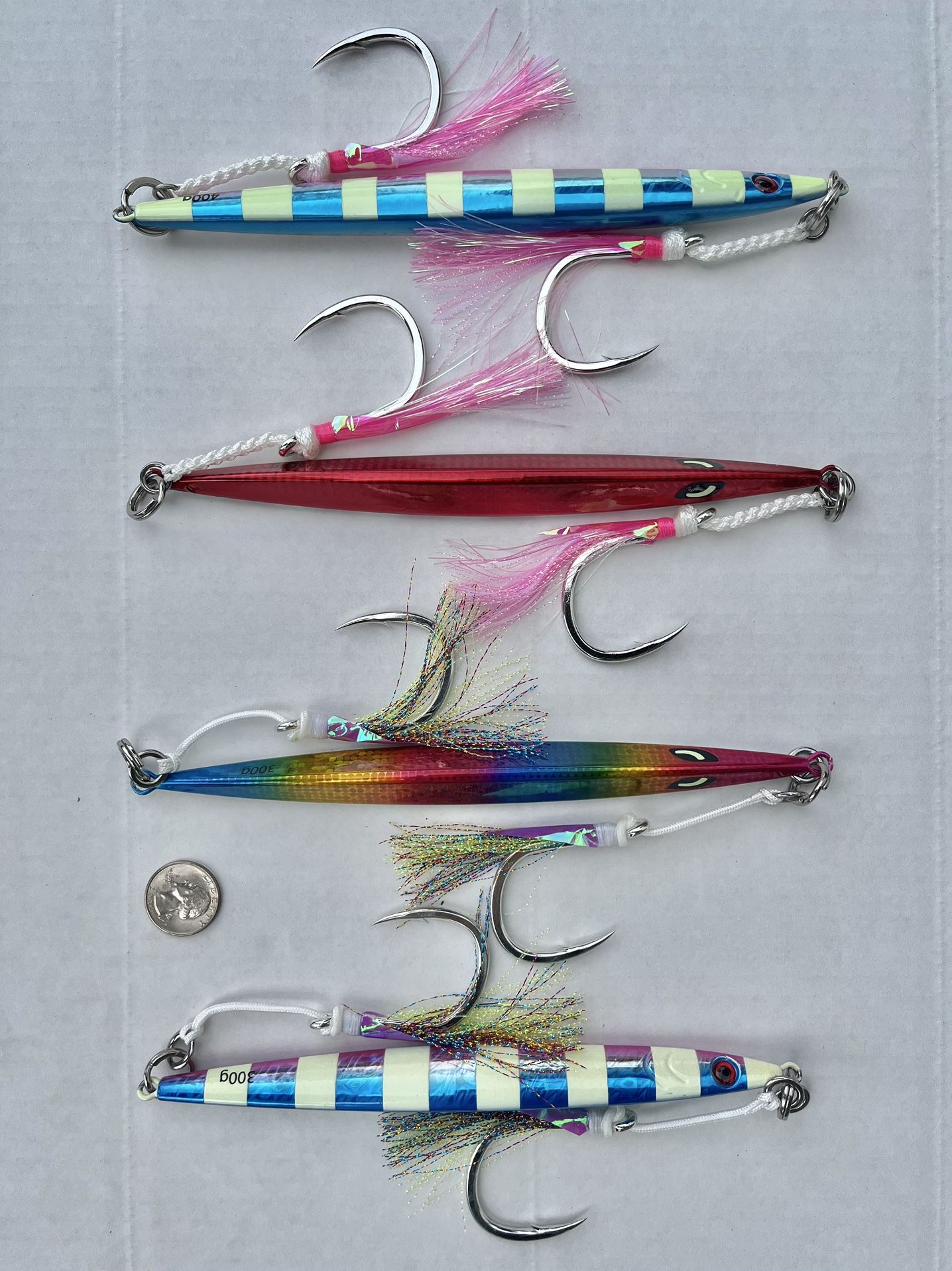 Bluefin Tuna - Banana Jigs - 200-500g Knife Jigs - BKK HOOKS - Leaders ...