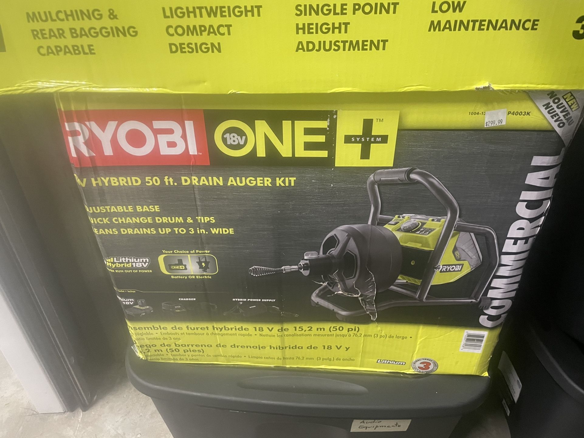 Ryobi Drain Auger Kit New for Sale in Hialeah, FL - OfferUp