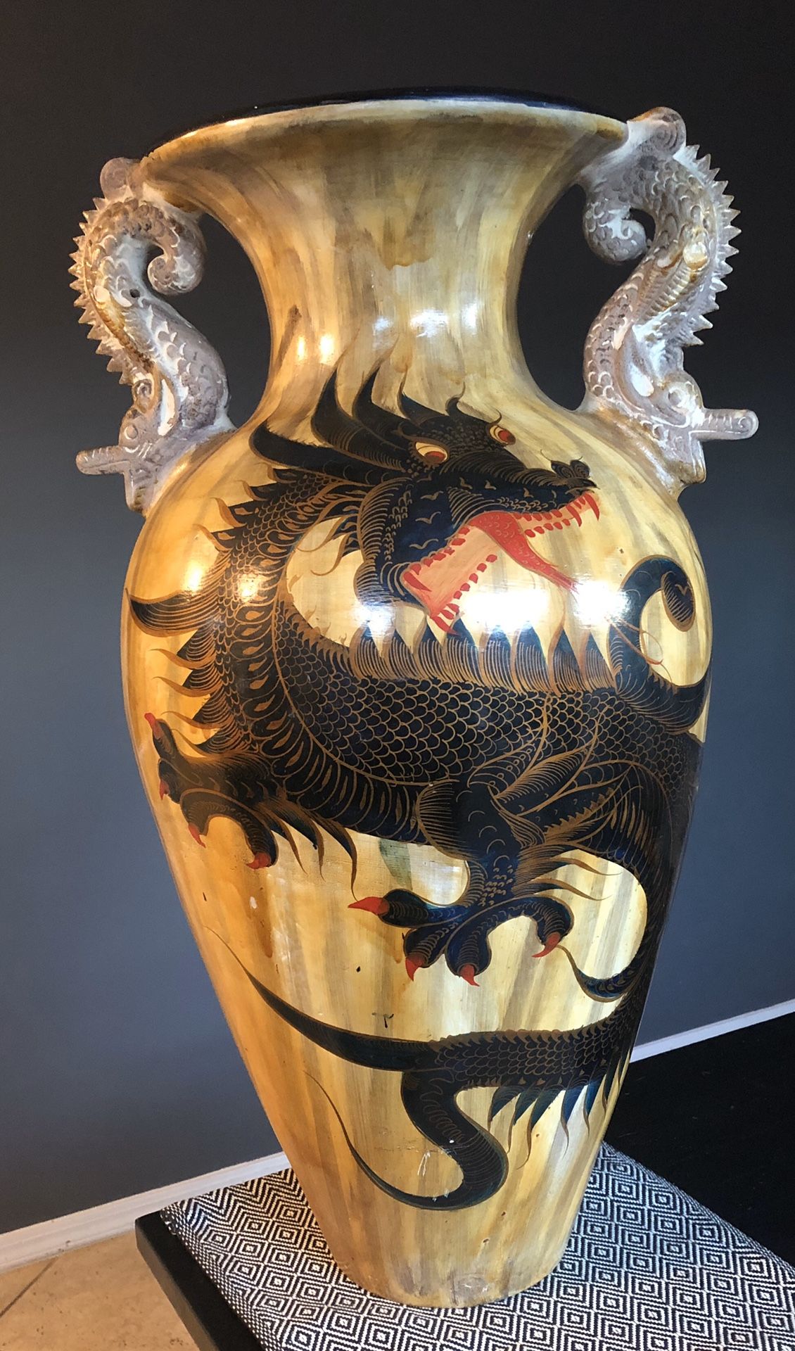 Vintage 1940-50’s Hand Painted Mexican Tlaquepaque/Tonalá Burnished ...