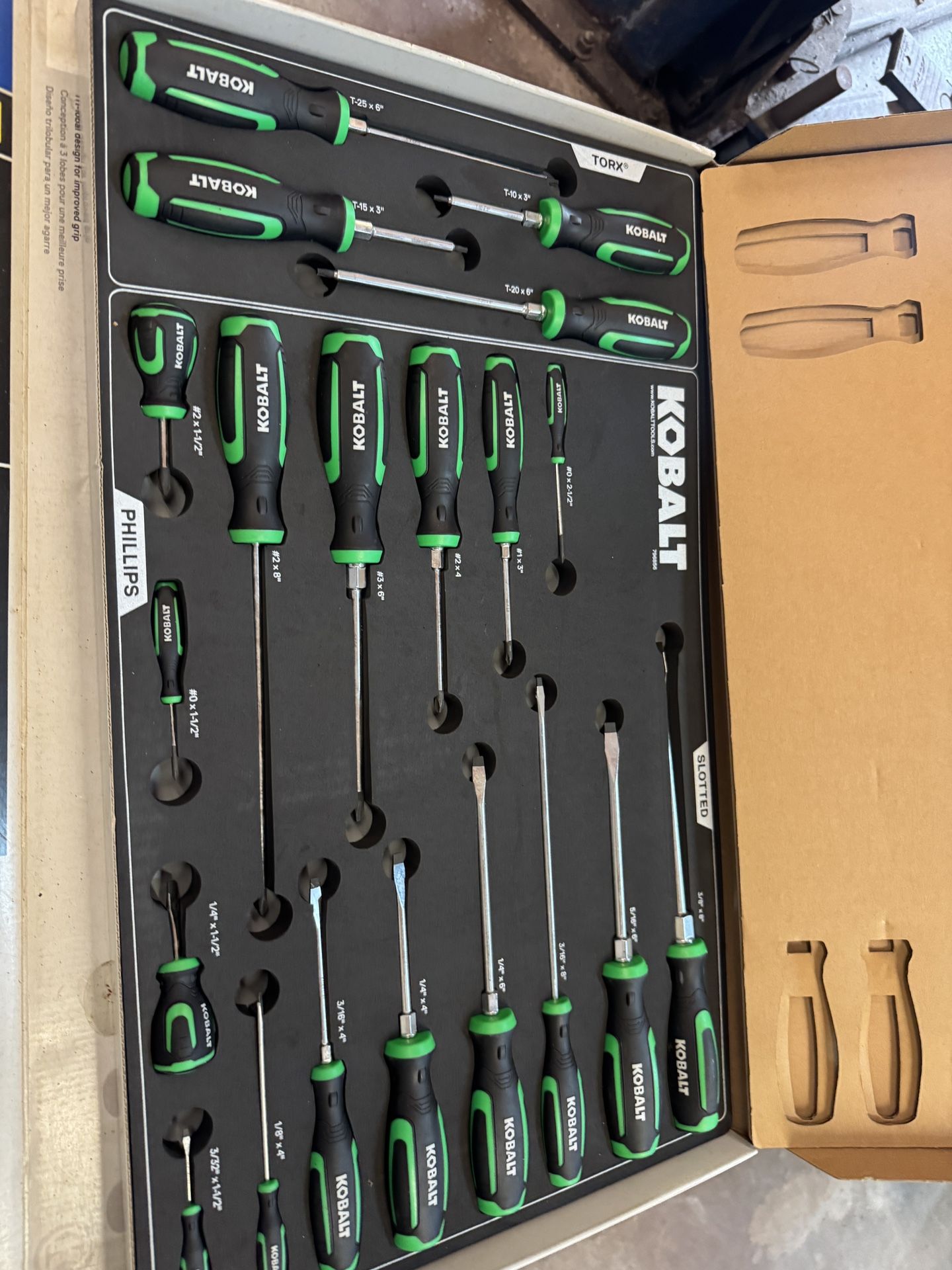 Kobalt Screwdriver Set In Foam for Sale in Vlg Wellingtn, FL - OfferUp
